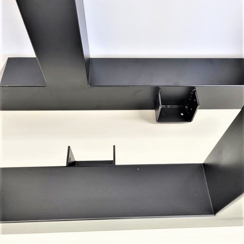EXTRA WIDE Double - I Shaped Dining Table Legs (cross-bar support ...